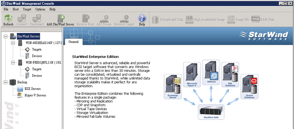 iSCSI Target軟體｜StarWind iSCSI SAN V6 可模擬多種類型儲存裝置 | iThome